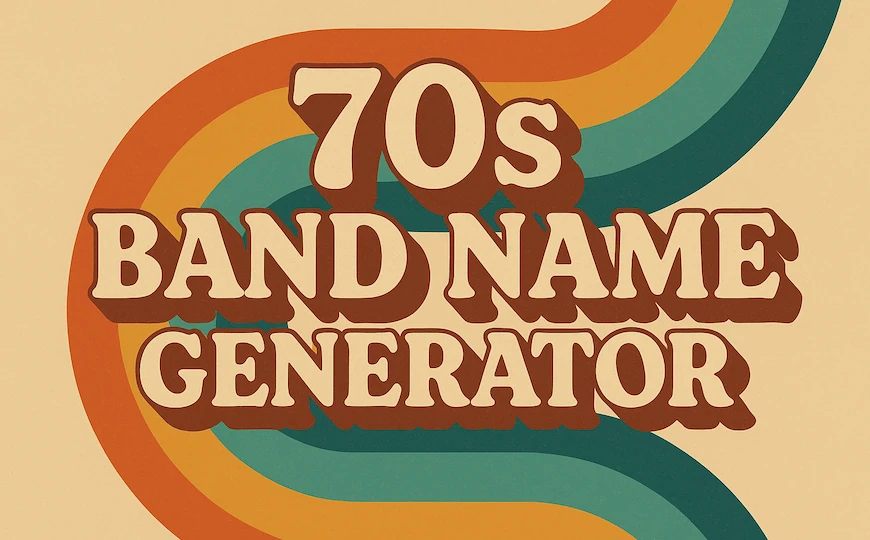 70s Band Name Generator – Retro Rock, Disco & Funk Names